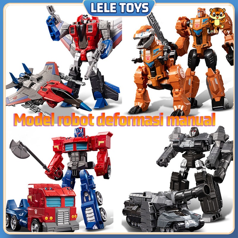 Jual Lele toys 2in1 Robot Deformasi Ukuran Besar Mainan Deformasi ...