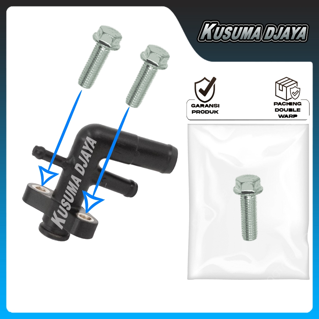 Jual BAUD BAUT 6X20 JOINT PIPA T HOSE WATER SAMBUNGAN SELANG RADIATOR ...