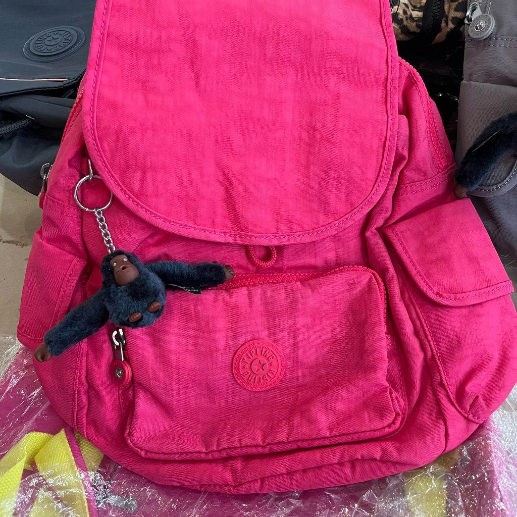 Jual Kipling ransel City Pack S Fushia no pricetag | Shopee Indonesia