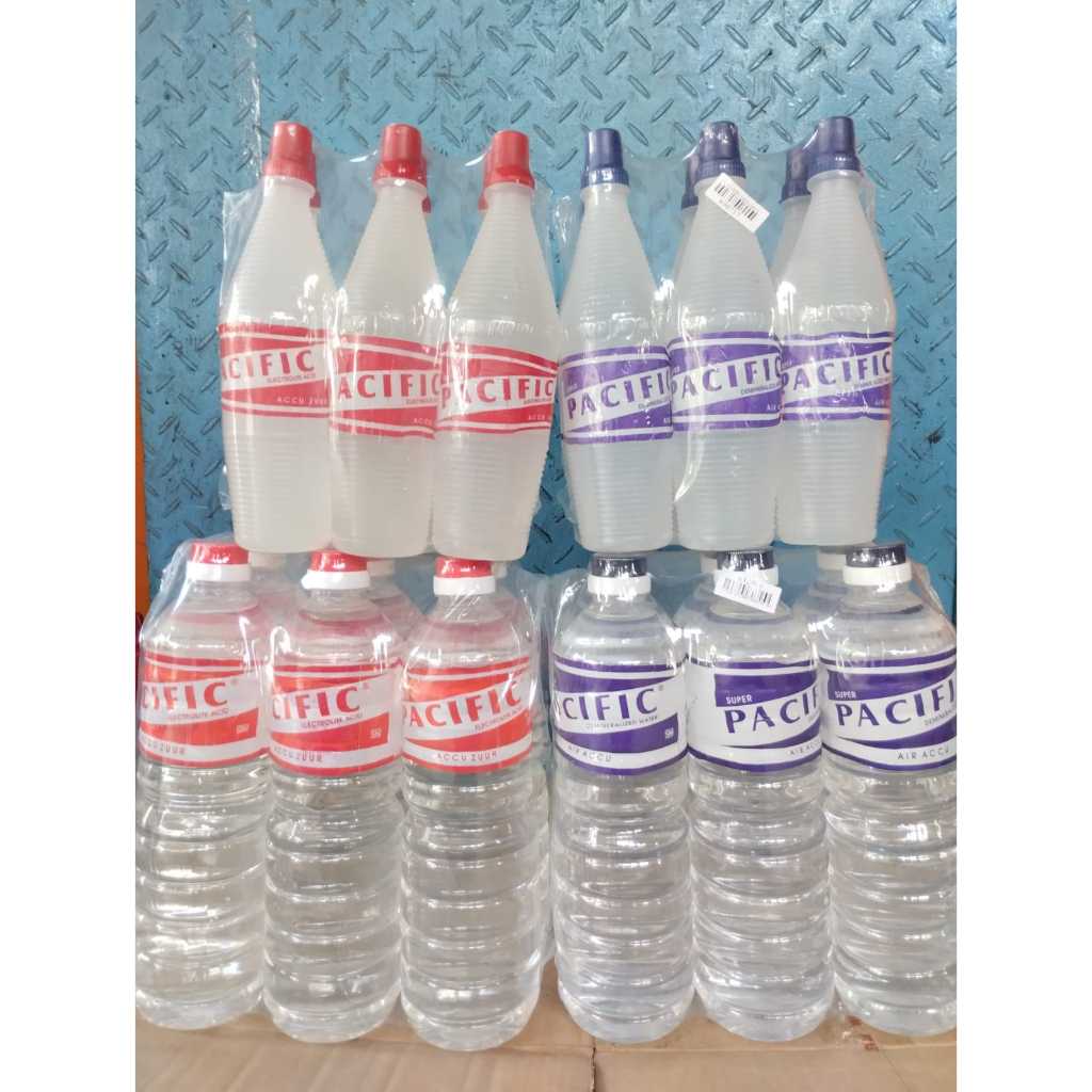 Jual Pacific Air Aki Merah Accu Zuur , Air Aki Biru utk penambahan ...