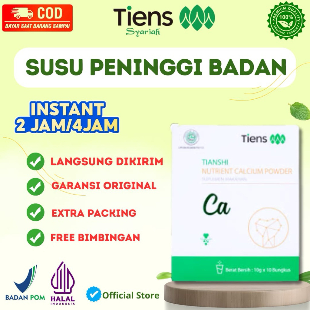 Jual Tiens Peninggi Badan Original Susu calsium Nhcp Susu tinggi Badan ...
