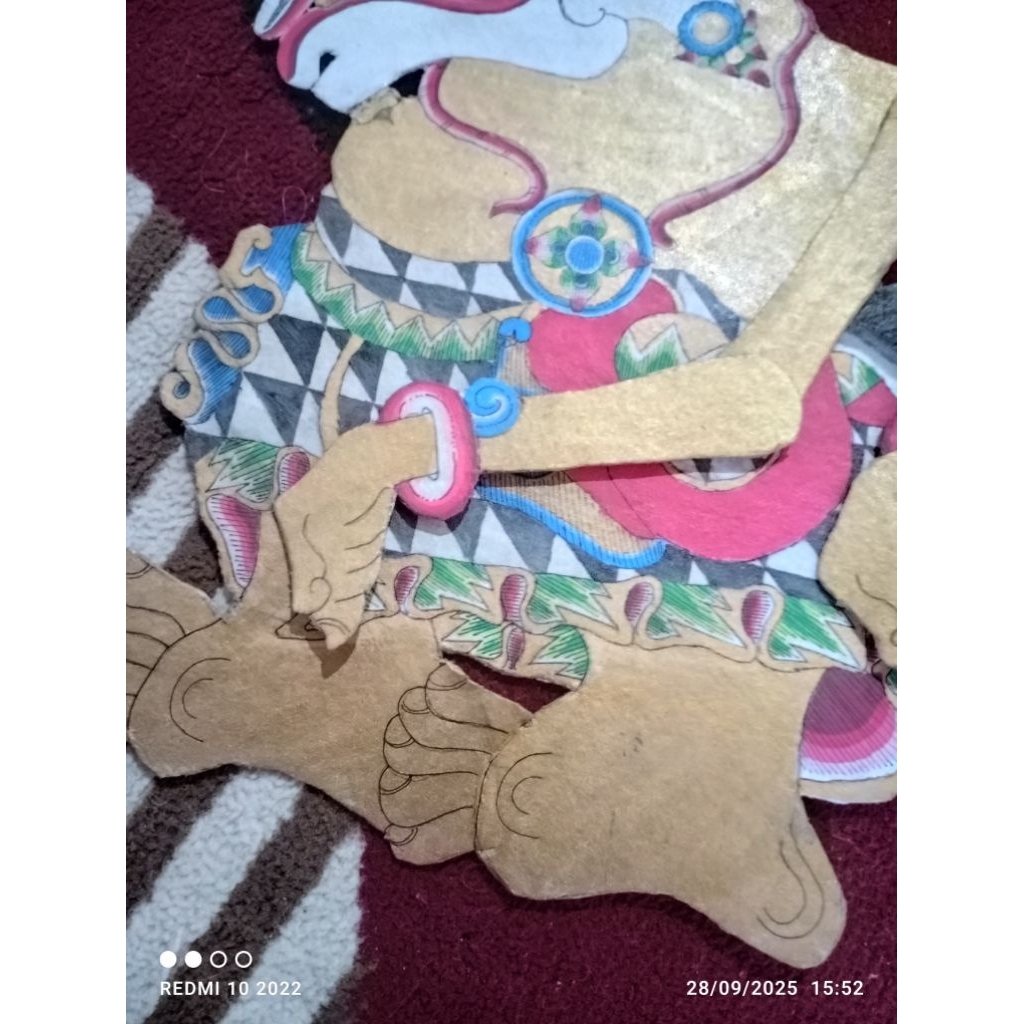 Jual Wayang kertas tokoh bawor gapit bambu gratis satu tokoh wayang ...