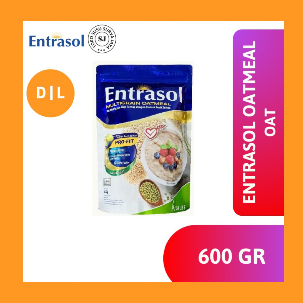 Jual ENTRASOL MULTIGRAIN OATMEAL 600 Gr | Shopee Indonesia