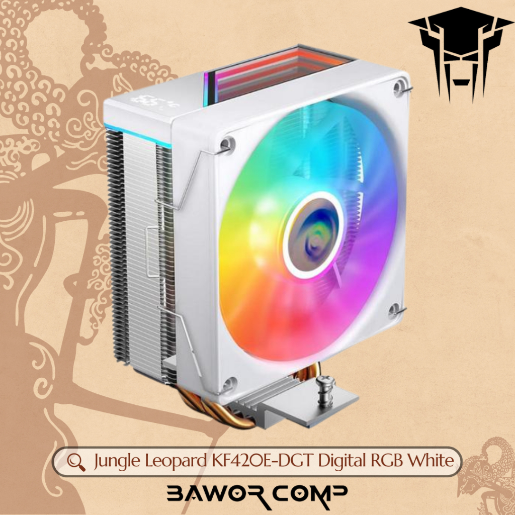 Jual Jungle Leopard KF420E-DGT Digital RGB Rainbow White | HSF CPU ...