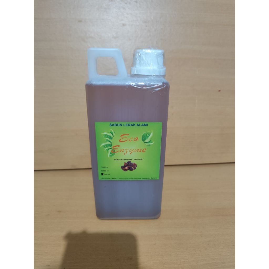 Jual Homemade sabun Lerak ECO ENZYME 1 liter / sabun cuci baju alami ...