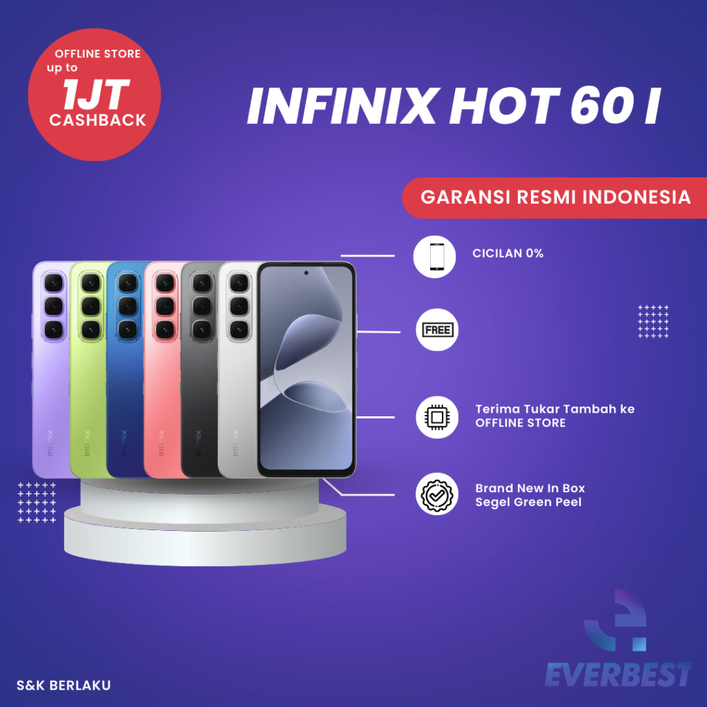 Jual INFINIX HOT 60i N E W GARANSI RESMI | Shopee Indonesia