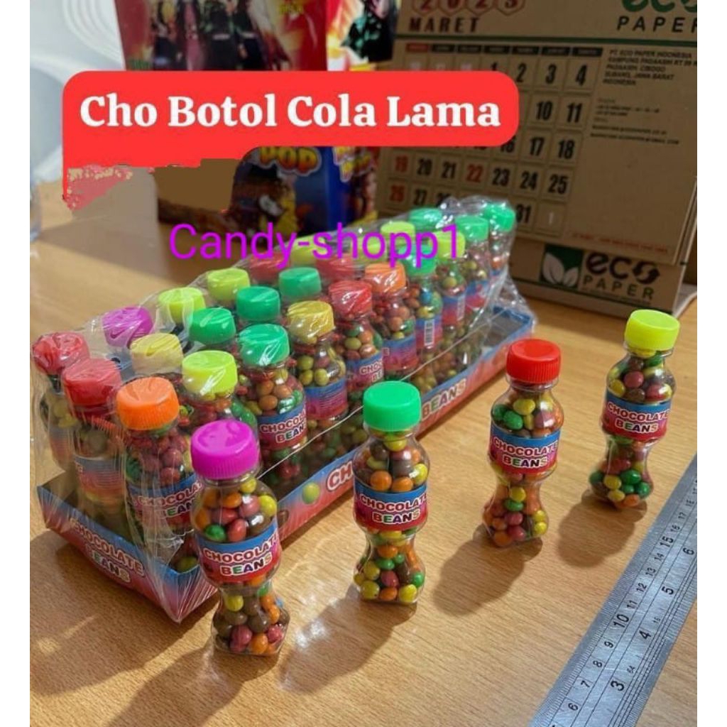 Jual PROMO COKLAT CHO BOTOL COLA ISI 30 PCS | Shopee Indonesia