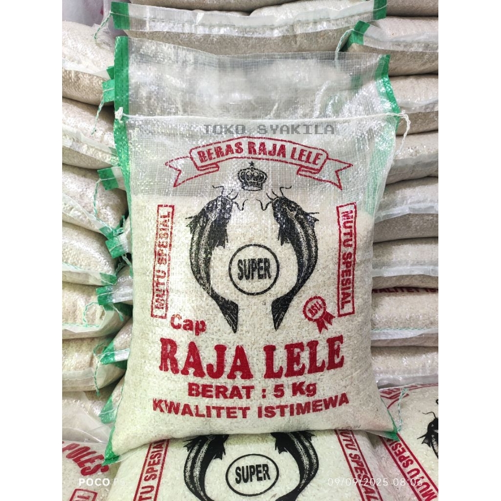 Jual Beras cap Raja lele 5 kg beras pulen murah | Shopee Indonesia