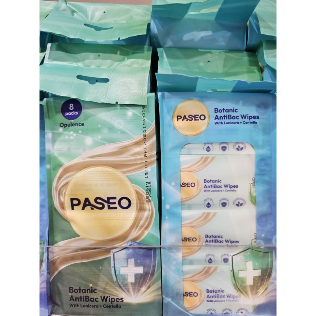 Jual Paseo Botanic Wet Wipes Tissue Tisu Basah 8pak | Shopee Indonesia