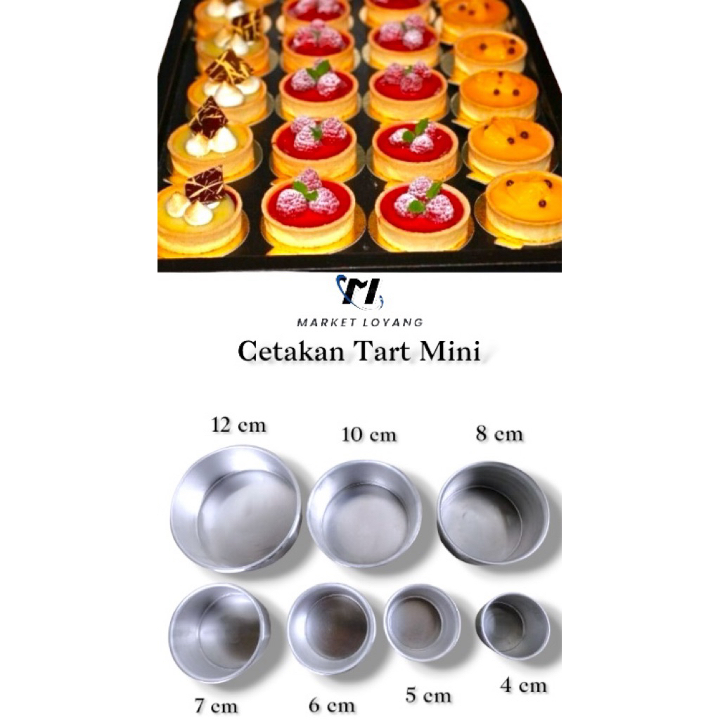 Jual COD 12 PCS Cetakan Kue Cheesecake Pie Hokkaido | Cetakan Tart Mini ...