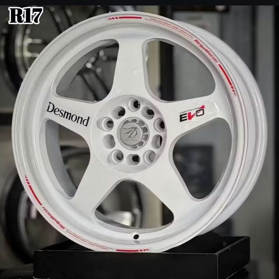 Jual velg racing r17 pcd 5x114,3 DESMON EVO REGAMASTER velg mobil ring ...
