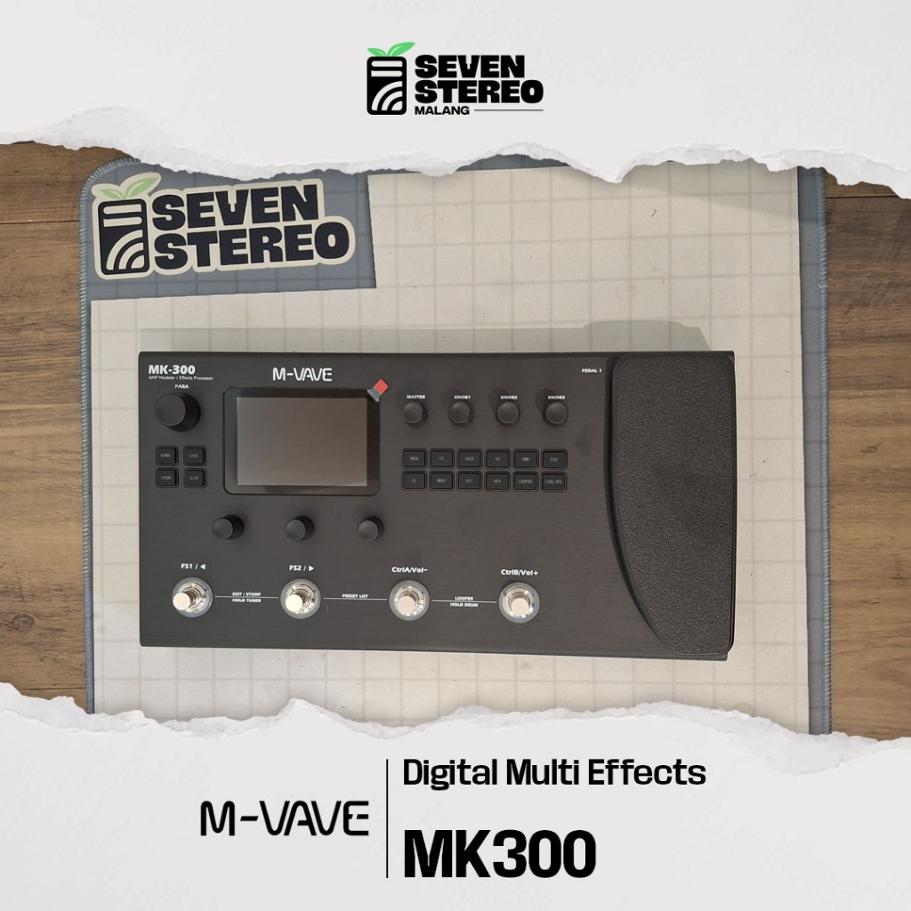 Jual M-vave Mvave MK300 MK 300 – Efek Gitar Digital Multi Effect dengan ...