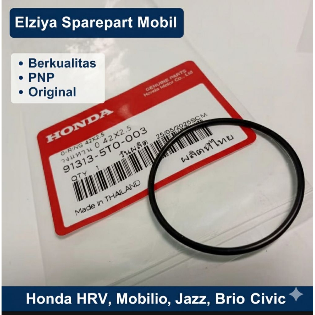 Jual Oring Torque Conventer Oring Flywheel Honda 91313-5T0-003 Honda ...