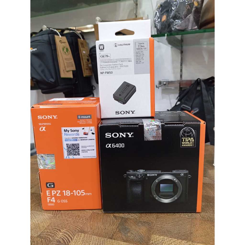 Jual Kamera Sony Alpha A6400 Mirrorless Camera Garansi Resmi +vLensa sony E PZ 18-105MM F4 G OSS ...