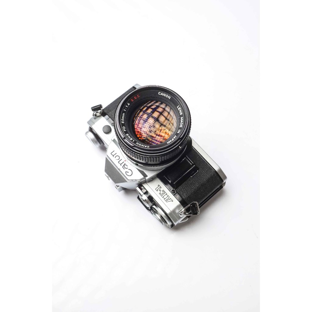 Jual Kamera Analog Canon AE-1 AE1 Silver kit 50mm f1.4 S.S.C FD Super ...