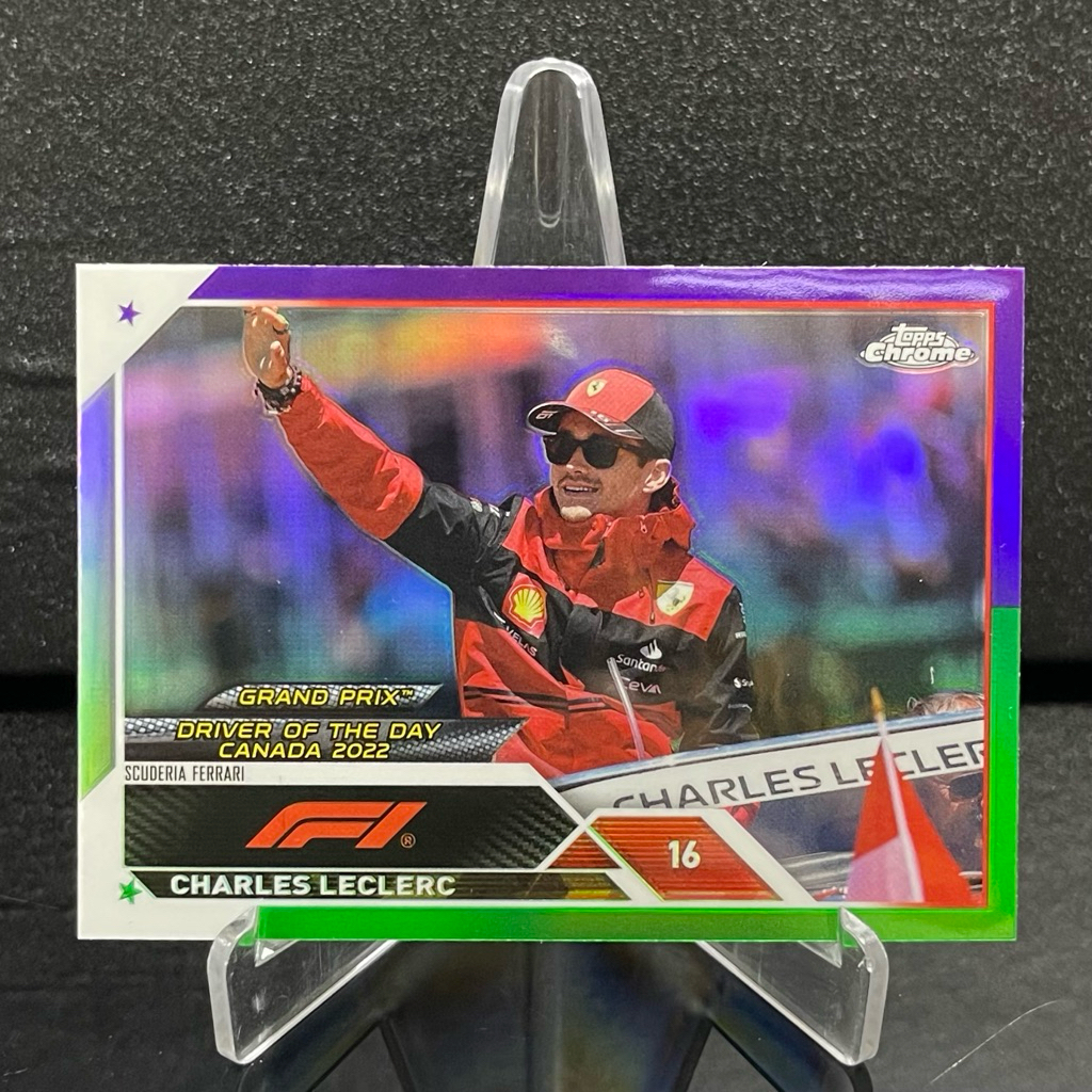 Jual Kartu f1 Topps Chrome (RAINBOW - Purple & Green) - Charles Leclerc ...