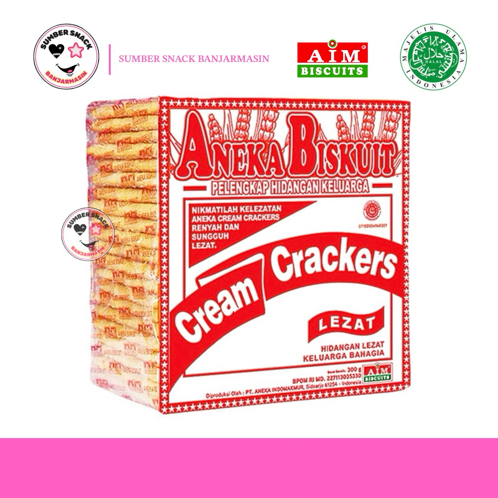 Jual Aim Biscuits Aneka Biskuit Cream Crackers (300g) | Shopee Indonesia