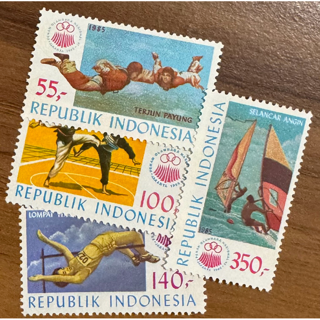 Jual Prangko Kuno Set “Pekan Olahraga Nasional (PON) XI 1985” (Filateli ...