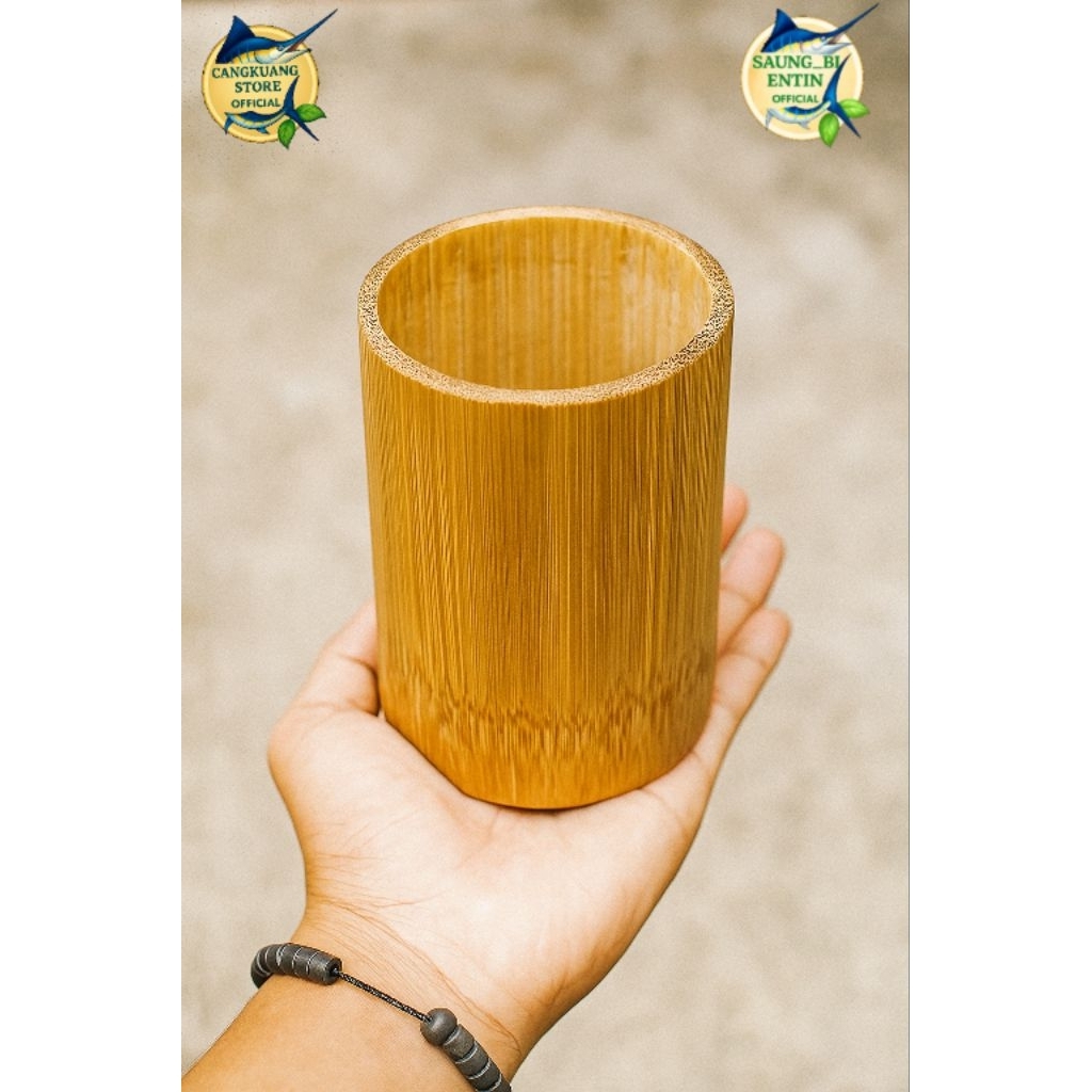 Jual [ Serba 30K ] 5 Pcs Gelas Bambu | Cangkir Bambu Estetik ...