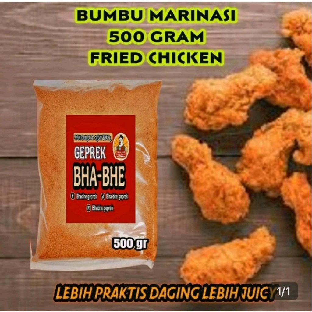 Jual marinasi ayam fried chiken 1/2 kg | Shopee Indonesia
