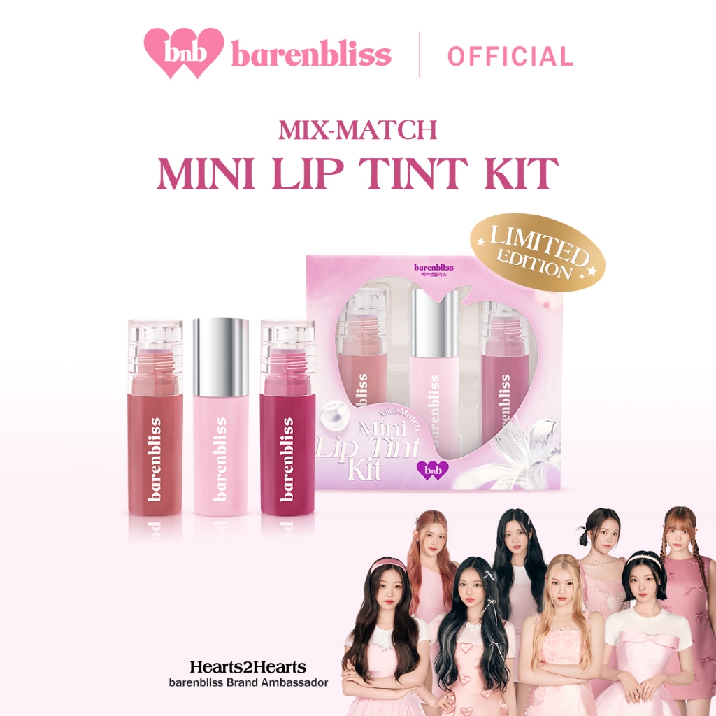 Jual [SPECIAL EDITION] BNB barenbliss Mix-Match Mini Lip Tint Kit ...