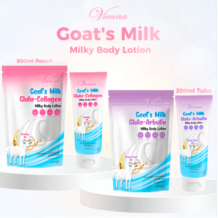 Jual ANEKA - VIENNA GOATS MILK GLUTA COLLAGEN / ARBUTIN MILKY BODY ...