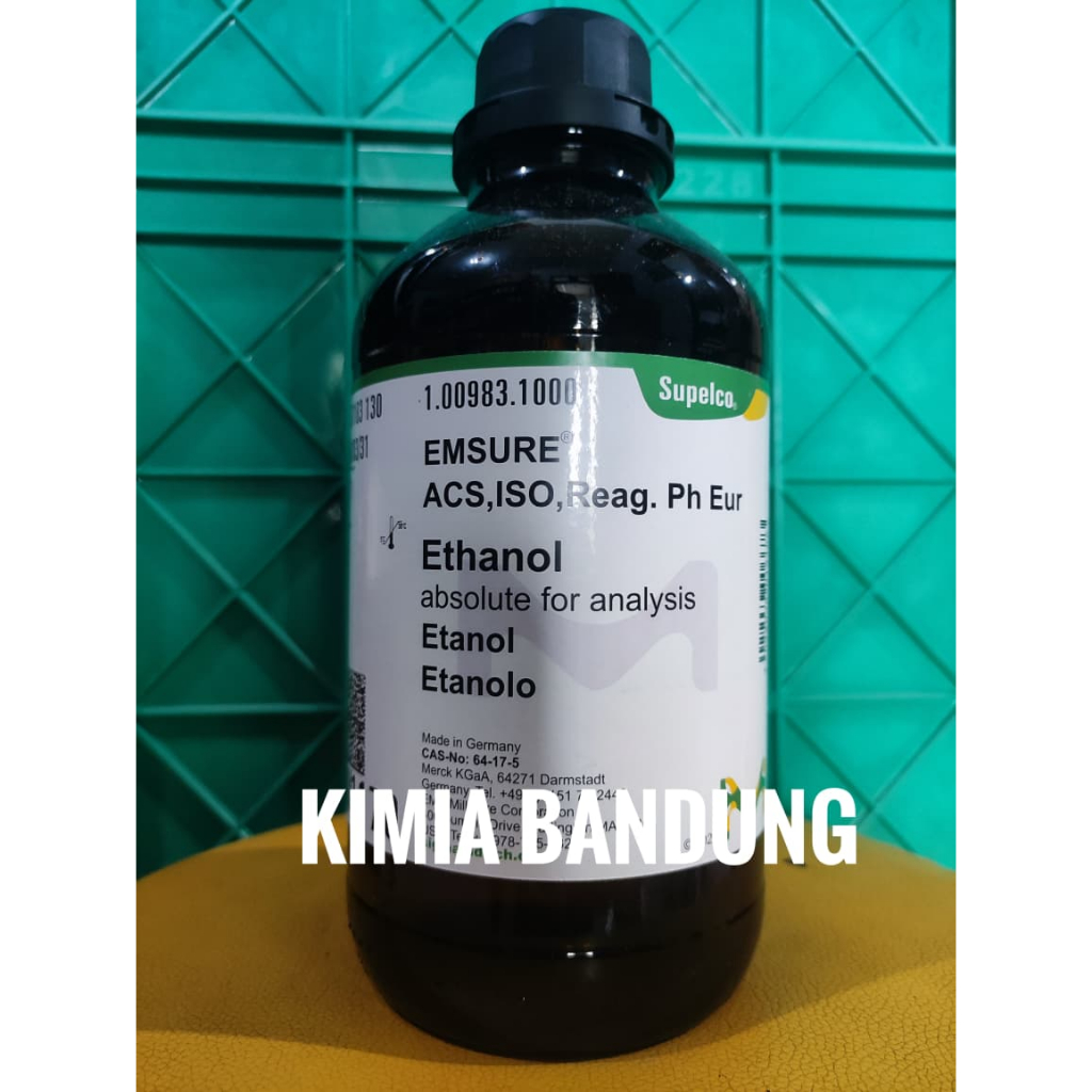 Jual ETHANOL / ALKOHOL / C2H5OH PRO ANALIS 99% MERCK 100983 1L ORIGINAL ...