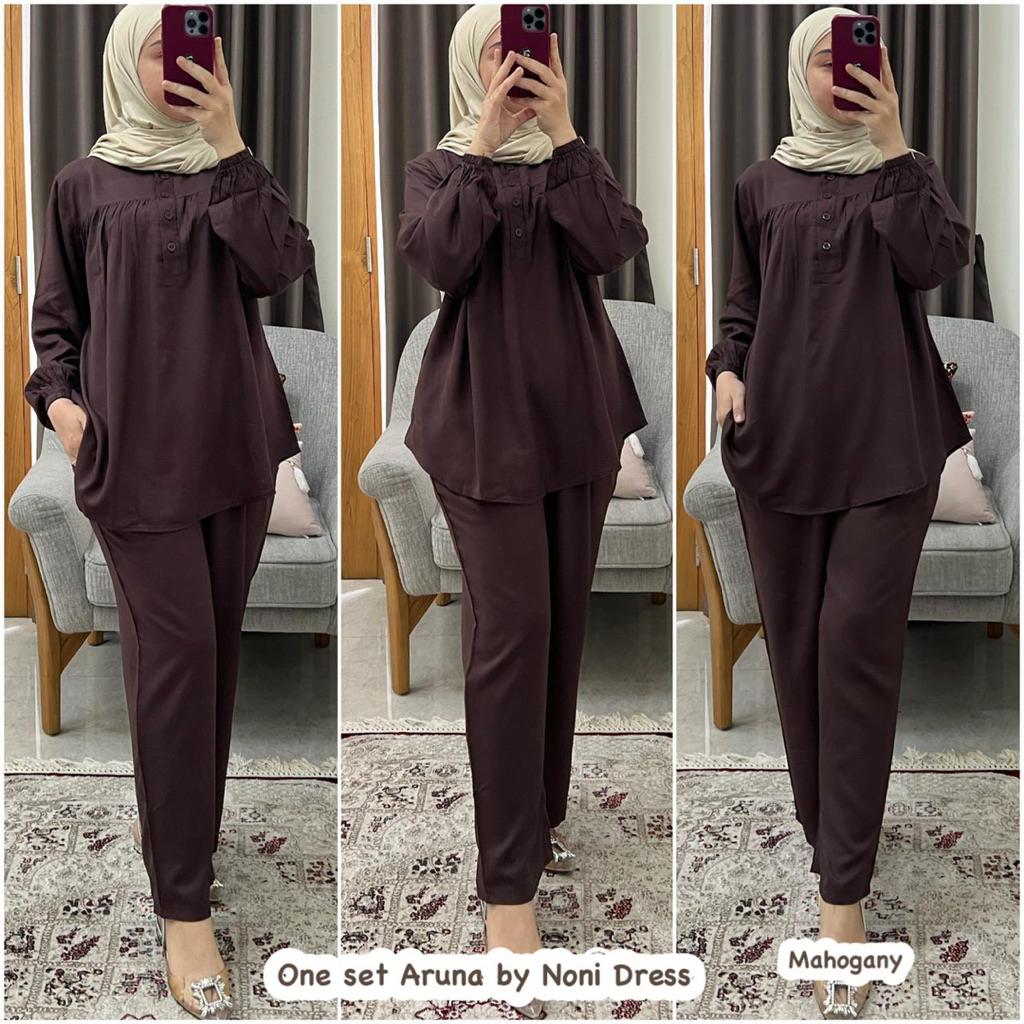 Jual Daster Arab NONI ARUNA One Set Piyama Twill Premium By Noni Dress ...