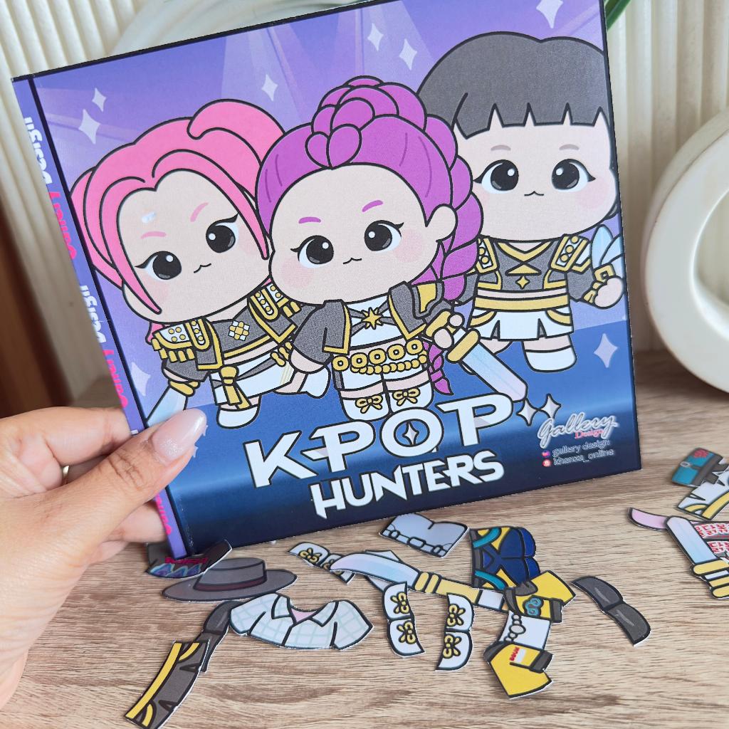 Jual KPOP HUNTER PAPERDOLLS MAINAN EDUKASI ANAK TERBARU BONGKAR PASANG ...