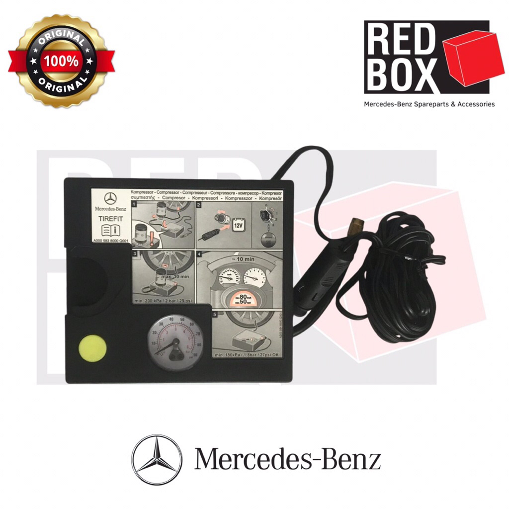 Jual Kompresor Pompa Ban Mobil Tire Inflation Compressor Original No ...