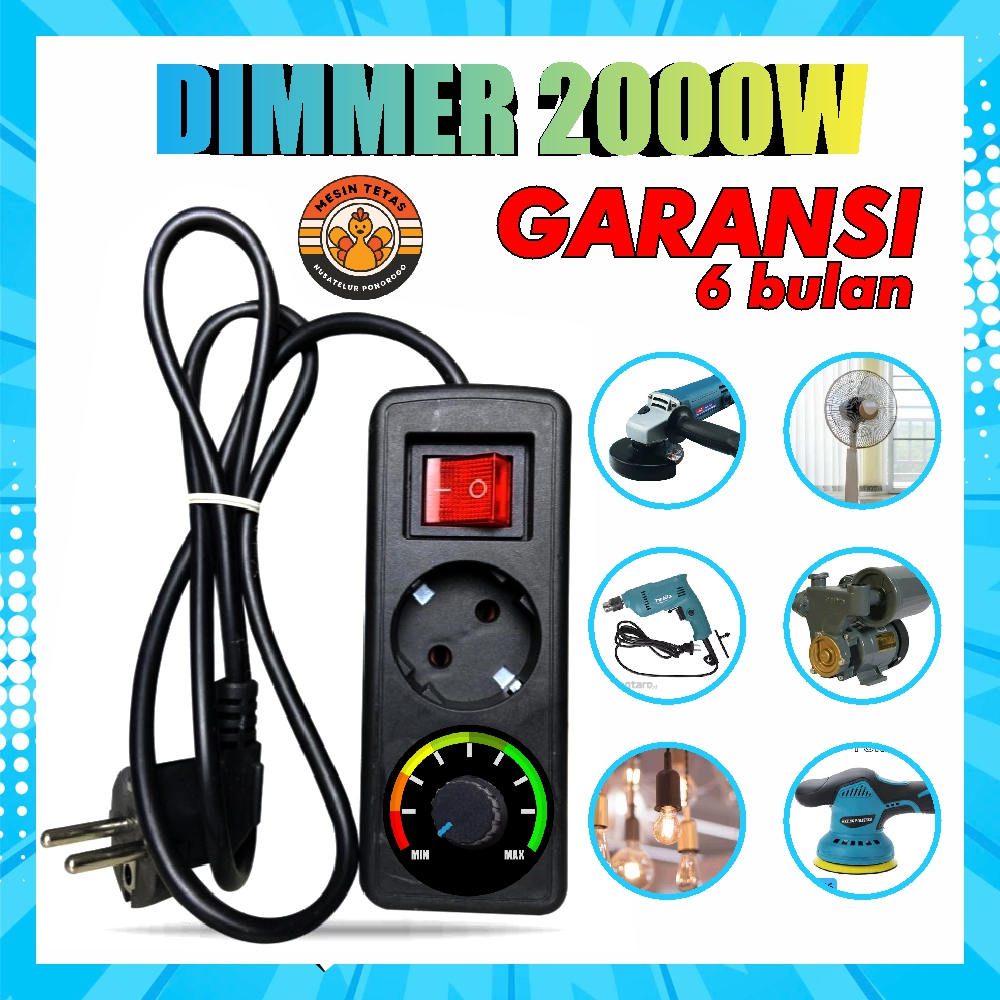 Jual D2MR PENGATUR KECEPATAN GERINDA BOR KIPAS HEATER PEMANAS PUTARAN ...