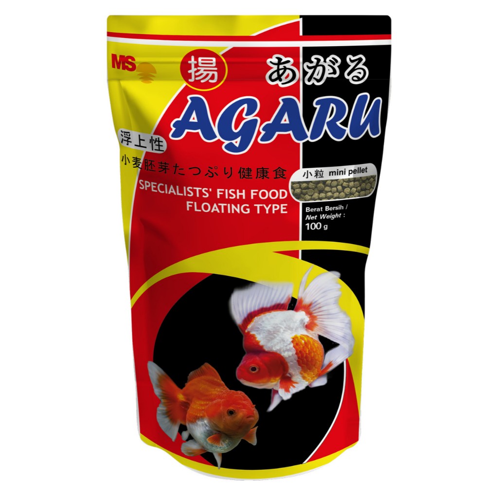Jual Agaru Floating/Singking Makanan ikan Fish Food 100gr - pakan ikan ...