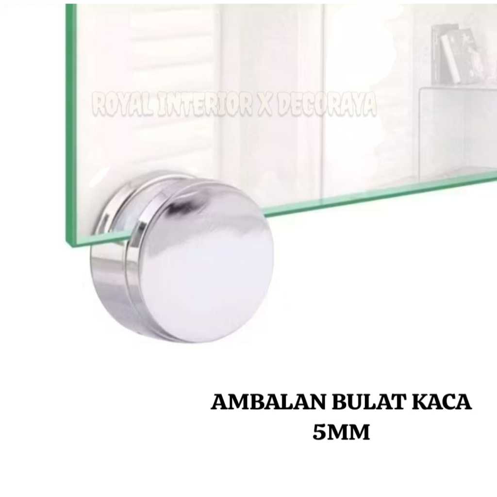 Jual Penjepit Kaca Cermin Glass Clip Mirror Fixing Clip / Ambalan Kaca ...