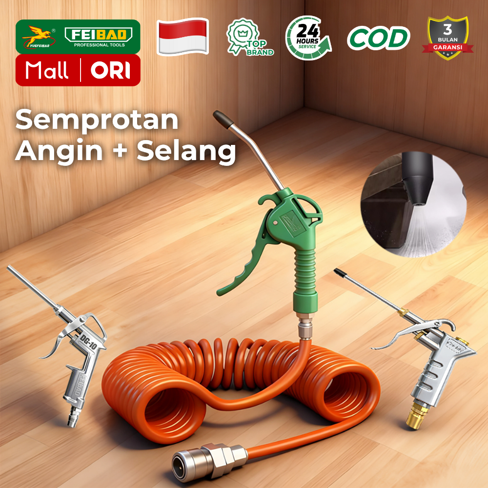 Jual FEIBAO Semprotan Angin + Selang Kompresor Pembersih Debu ...