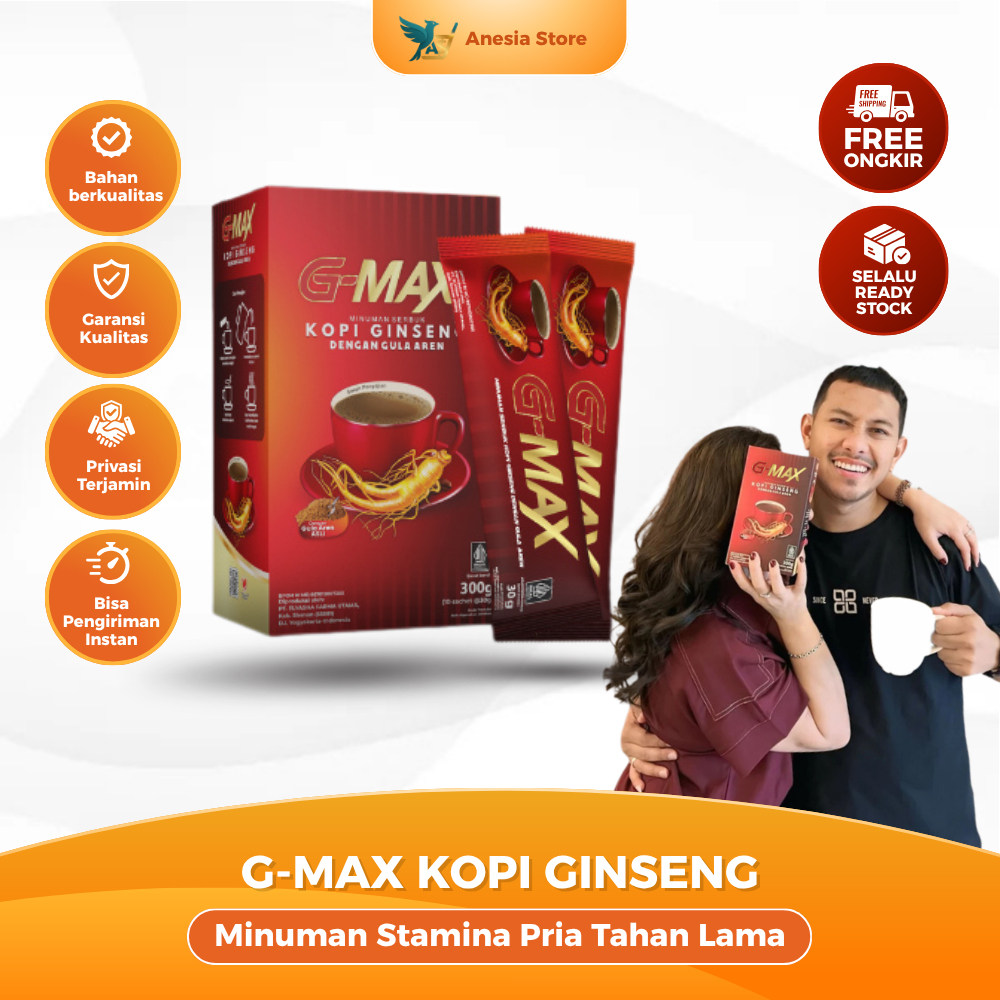 Jual GMAX Kopi Ginseng Original Minuman Stamina Pria Dewasa Tahan Lama Atasi Lemas & Tambah ...