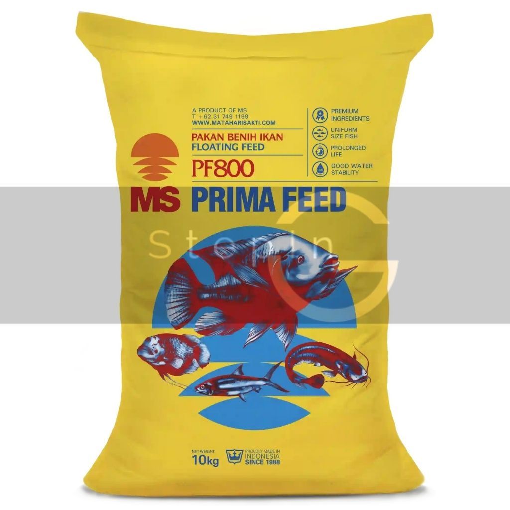 Jual Pelet Pakan Benih Ikan PF 800 PRIMA FEED 800 ( 10Kg ) | Shopee ...