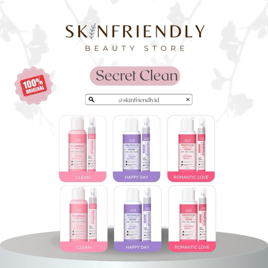 Jual [READY] Secret Clean Propolis Feminime Wash 100ml | Happy Day ...
