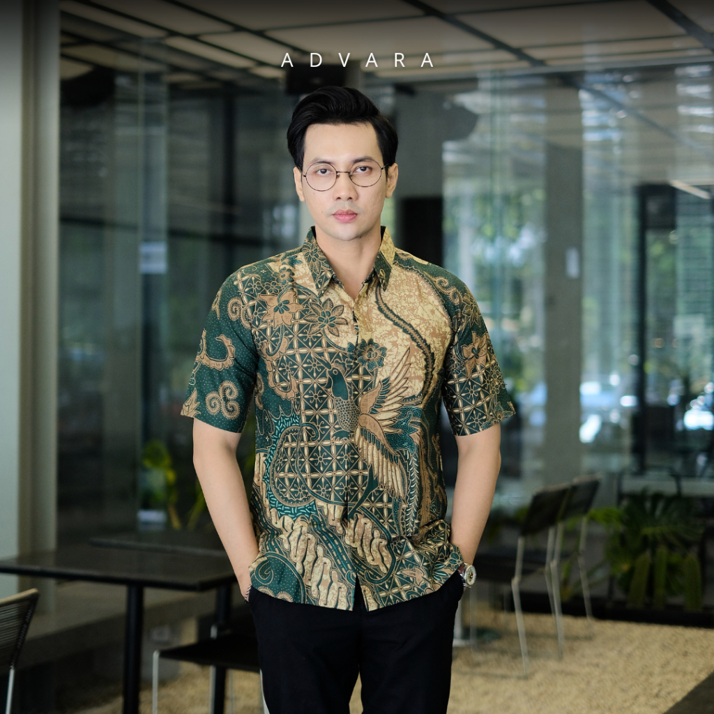 Jual ADVARA Batik Premium Motif Arga Kemeja Batik Pria Slimfit Lengan ...