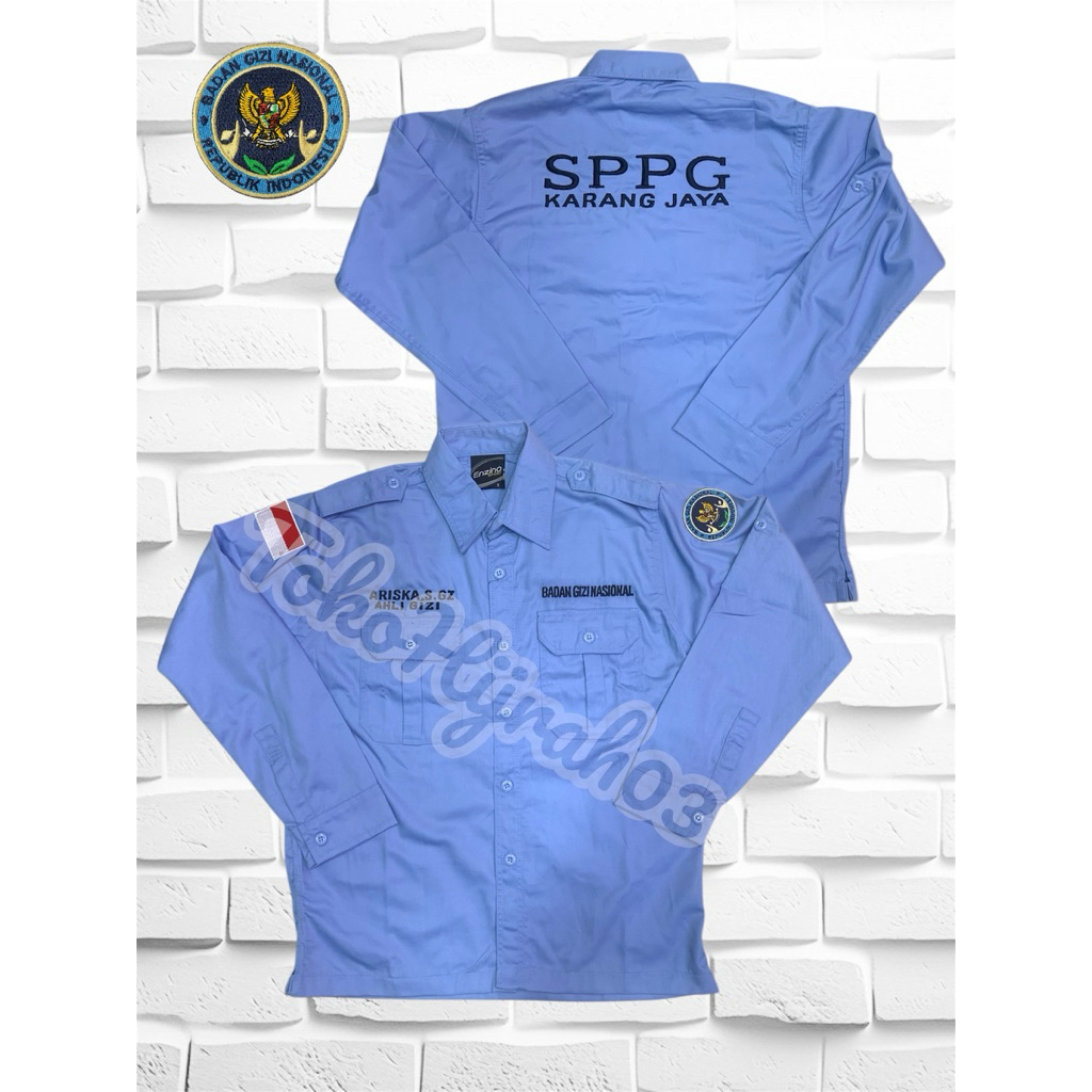 Jual UKURAN BIG SIZE - SERAGAM TERBARU BADAN GIZI NASIONAL SERAGAM ...