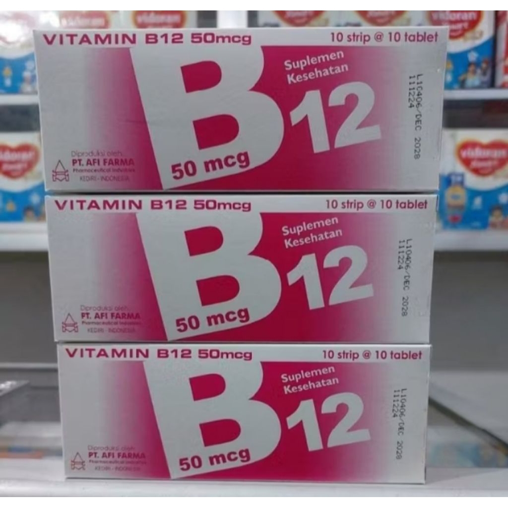 Jual vitamin b12 afi farma box | Shopee Indonesia