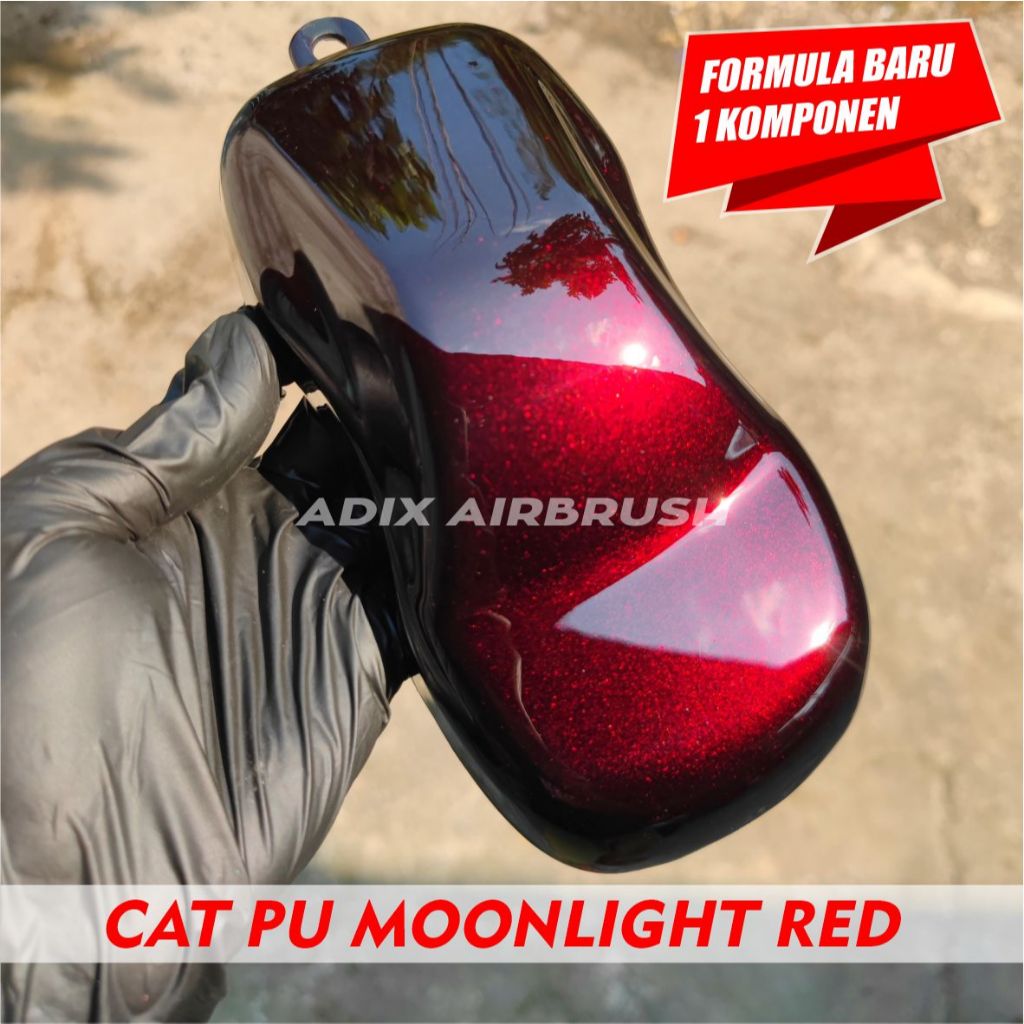 Jual CAT MOONLIGHT RED / HITAM EFEK MERAH PU (POLYURETHANE) | Shopee ...