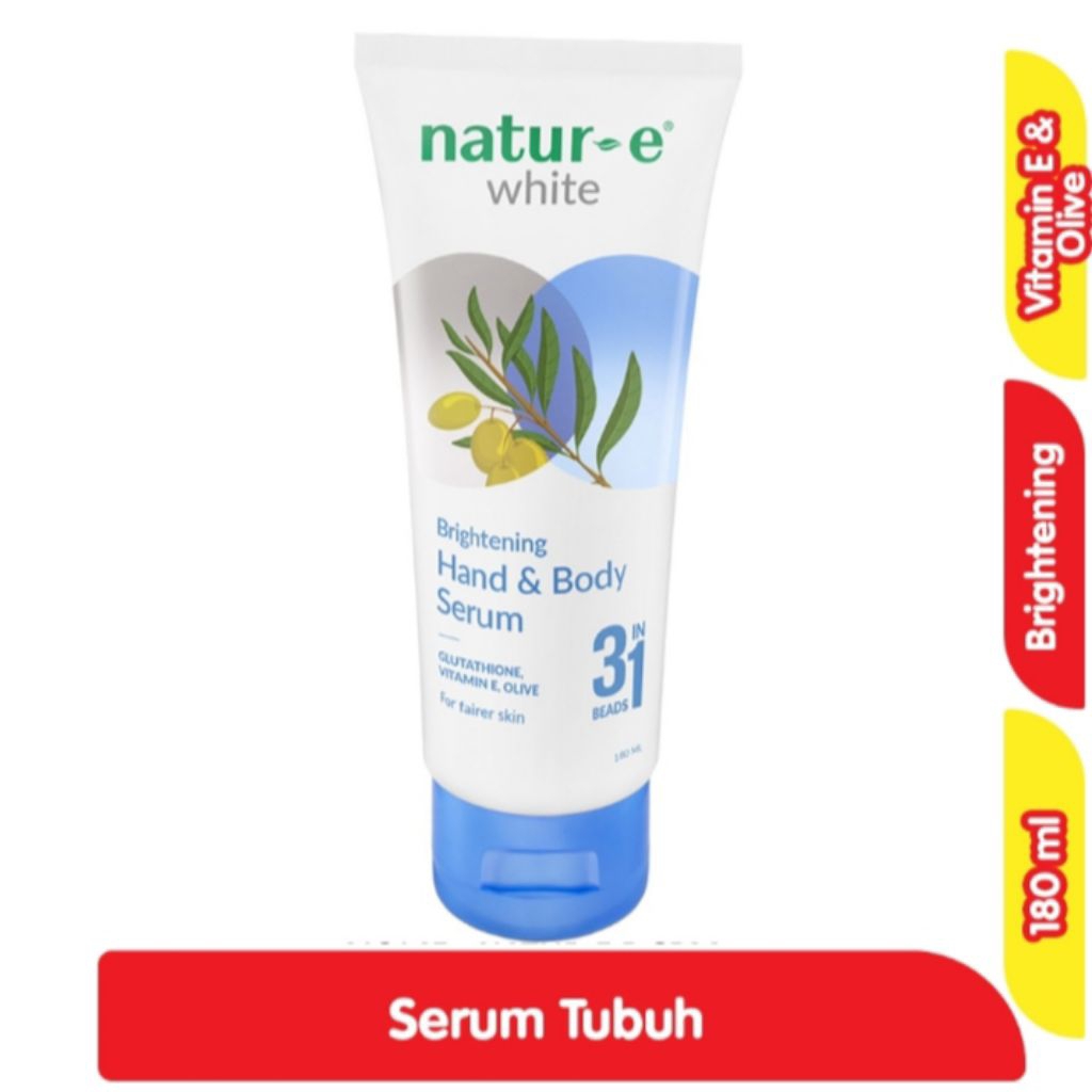 Jual Natur-E White Hand&Body Serum 180ml Body Lotion Serum dengan ...