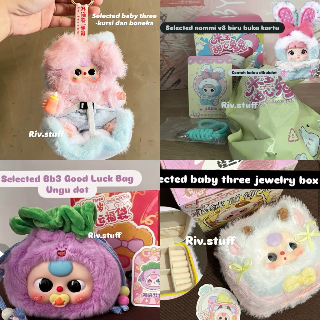 Jual [READY FREE GIFT] Nommi v7 BB3 Pouch Good Luck Bag BB3 secret BABY ...