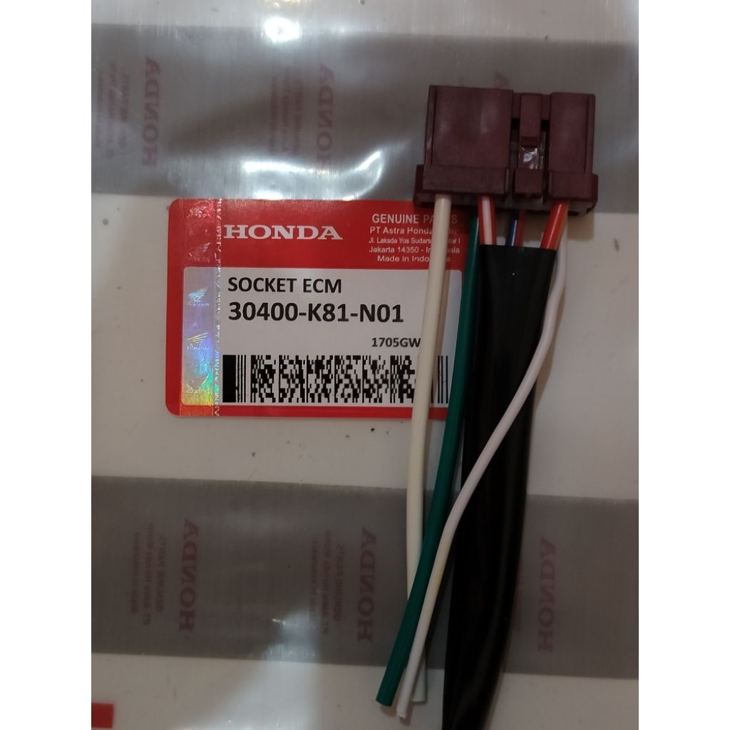 Jual KABEL SOCKET SOKET ECU ECM BEAT FI BEAT ESP BEAT STREET KODE K81 ...
