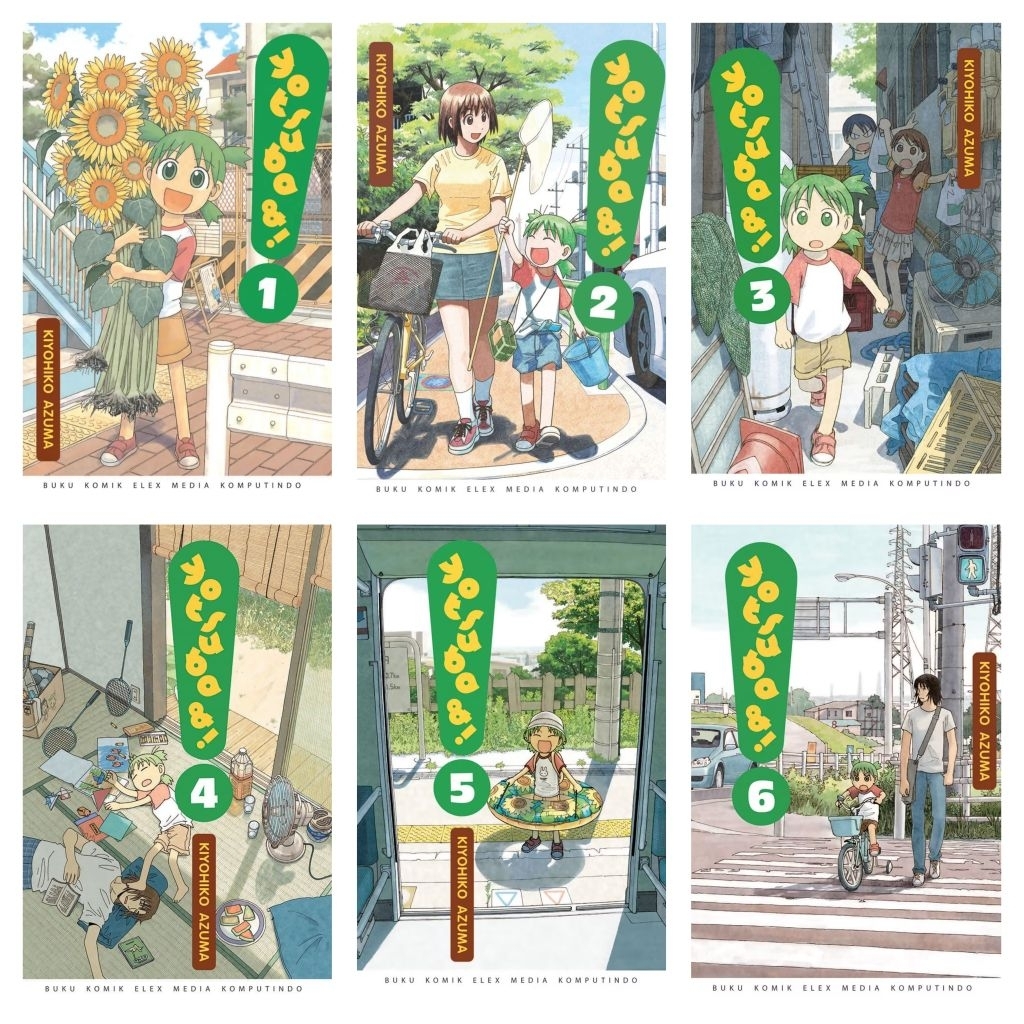 Jual Buku Komik Yotsuba&! Vol. 1 2 3 4 5 6 7 8 9 10 11 12 13 14 15 16 ...