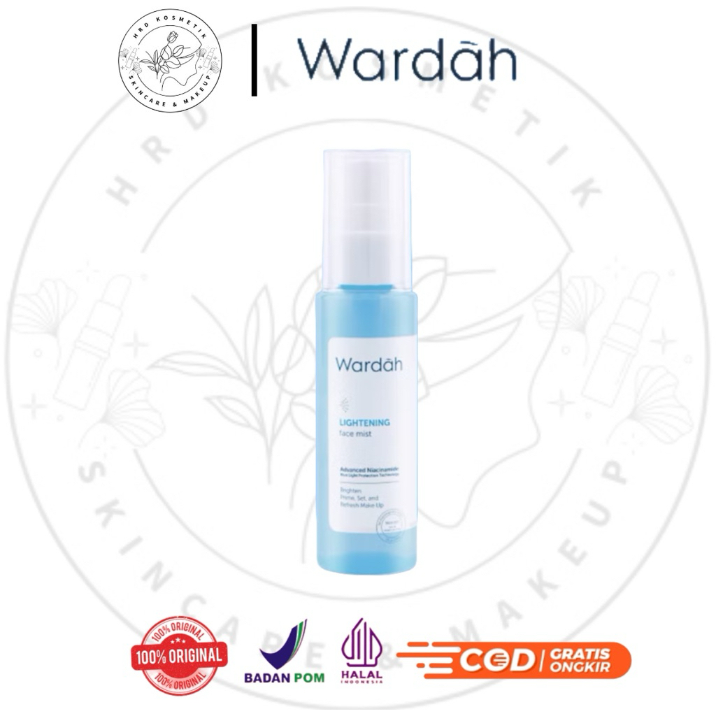 Jual WARDAH - Lightening Face Mist 60 ml - Face Mist 3-in-1 dengan 4X ...