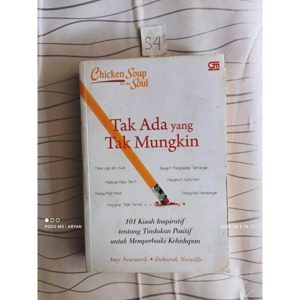 Jual TAK ADA YANG TAK MUNGKIN - AMY NEWMARK -DEBORAH NORVILLE | Shopee ...