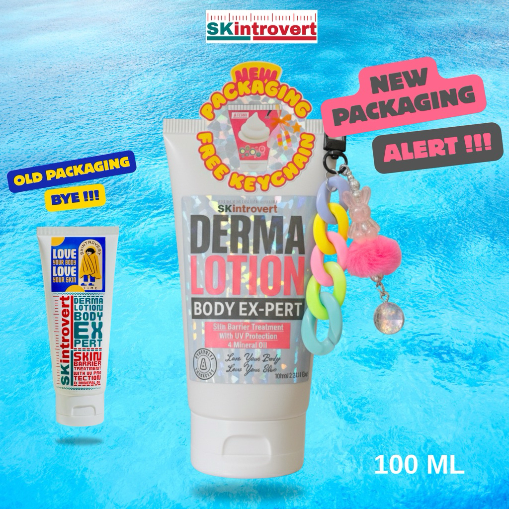 Jual [NEW LAUNCH FREE KEYCHAIN] SKINTROVERT Derma-Lotion Body Ex-Pert ...