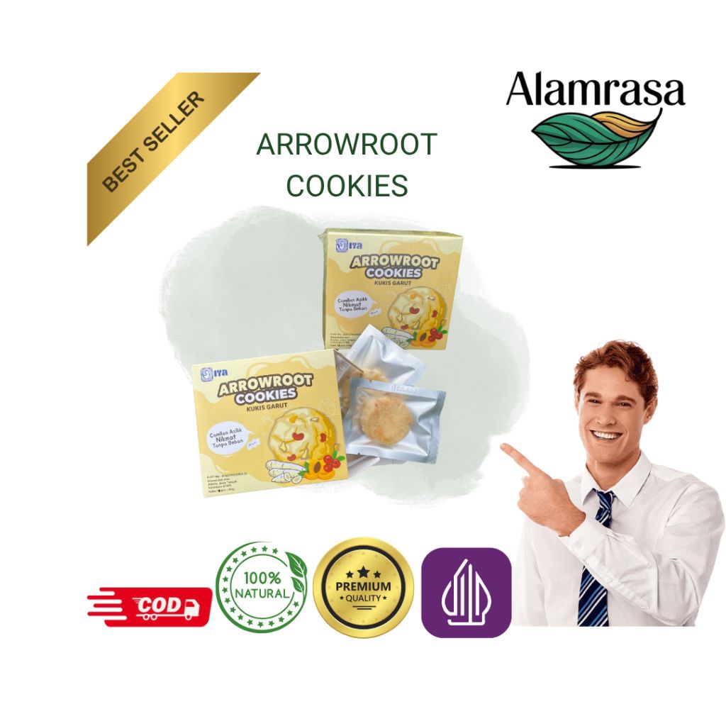 Jual ALAM RASA,TEPUNG GARUT,ARROWROOT COOKIES,KUE KERING DARI TEPUNG ...