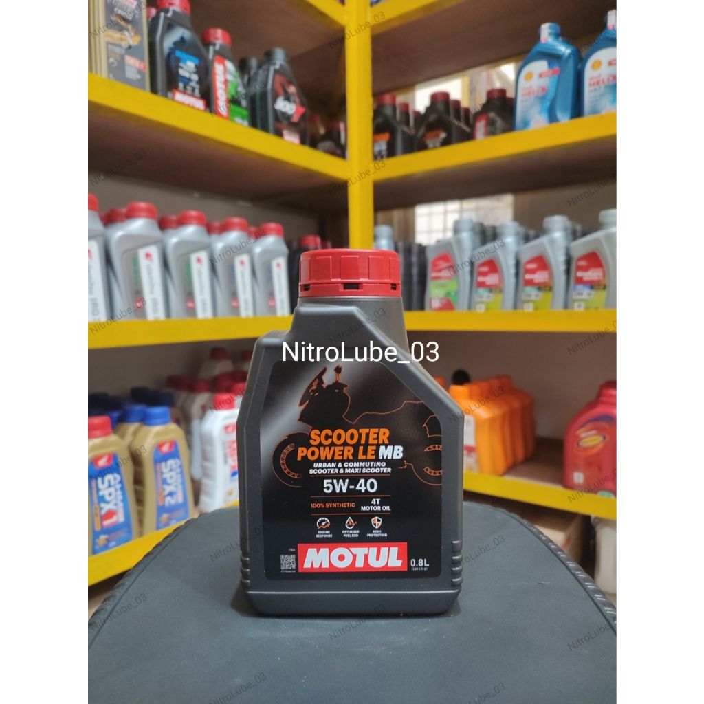 Jual OLI MOTUL SCOOTER POWER LE SAE 5W-40 SERIES 800 ML - 1 LT (ORANGE ...